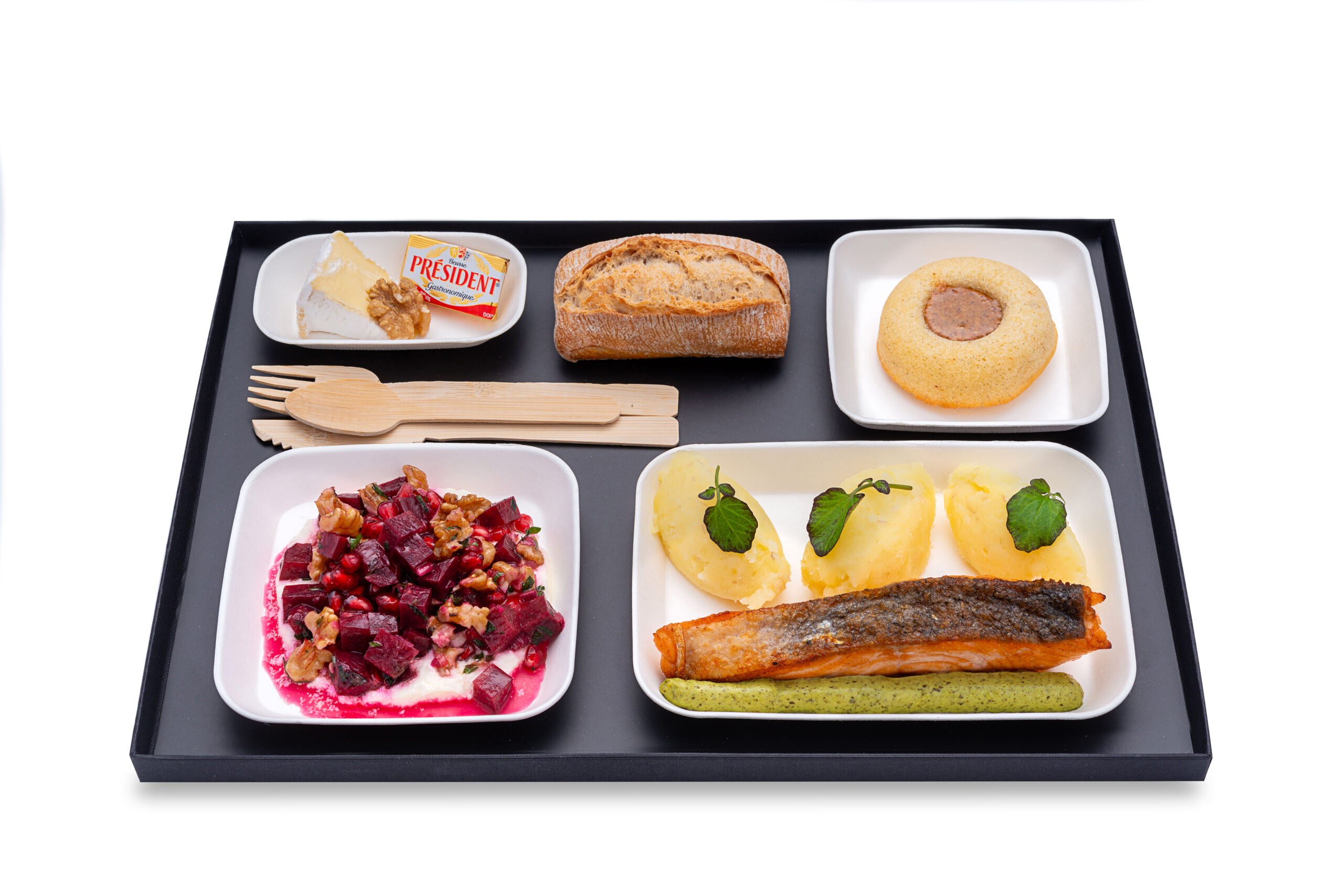 Plateau Repas Menu 2 – Saumon - LCV TRAITEUR